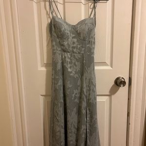 Lulus | Dresses | Lulus Xs Blue Floral Dress | Poshmark